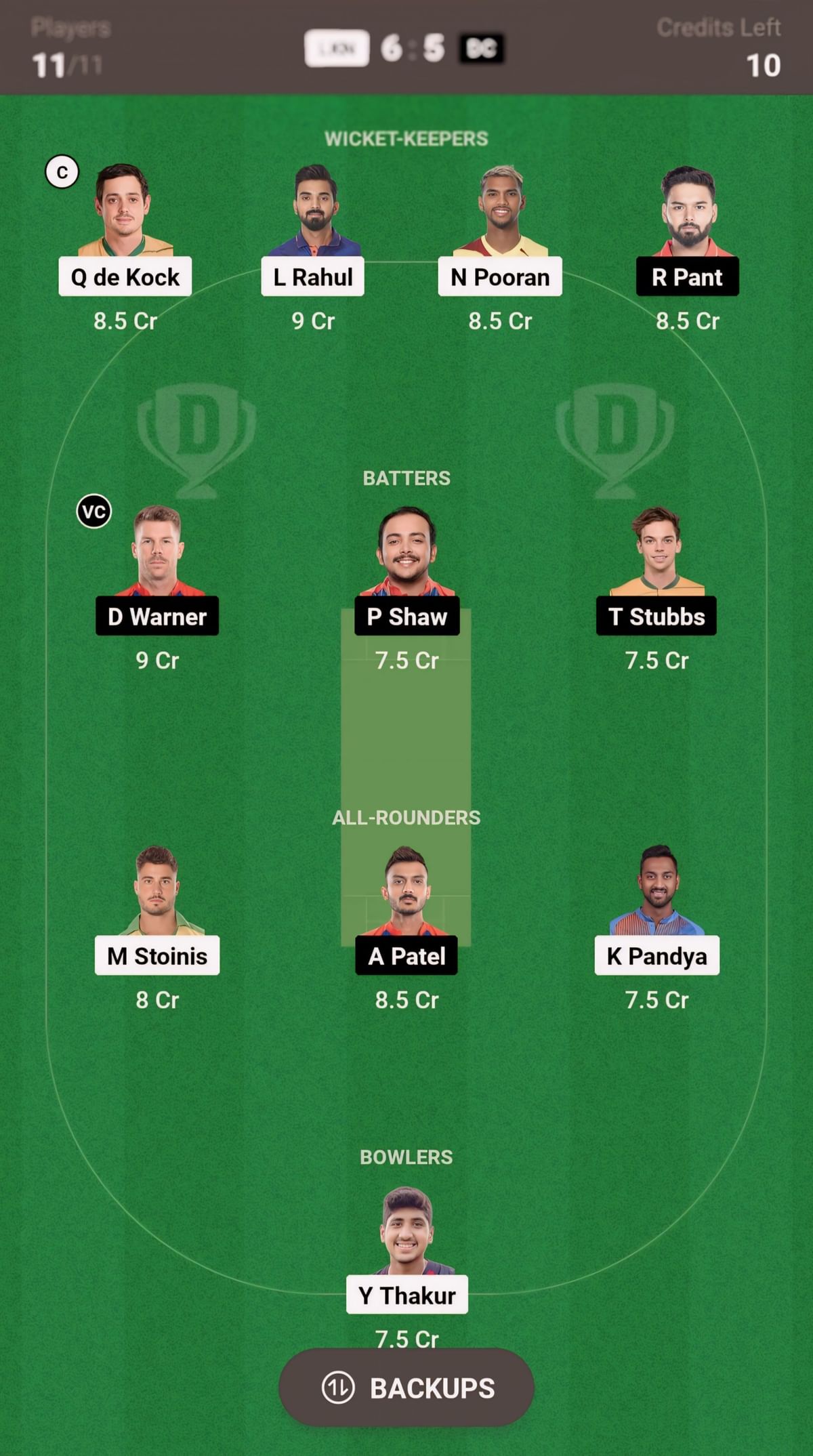 LKN vs DC Dream11 Prediction: Fantasy Cricket Tips, Today's Playing 11 and Pitch Report for IPL ...