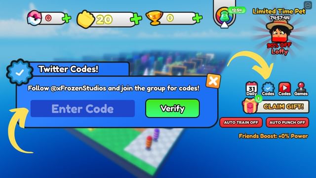 Punch a Friend Codes