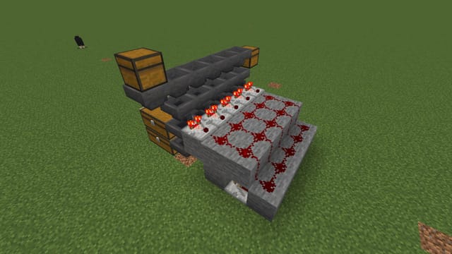 How to make an item sorter in Minecraft Bedrock