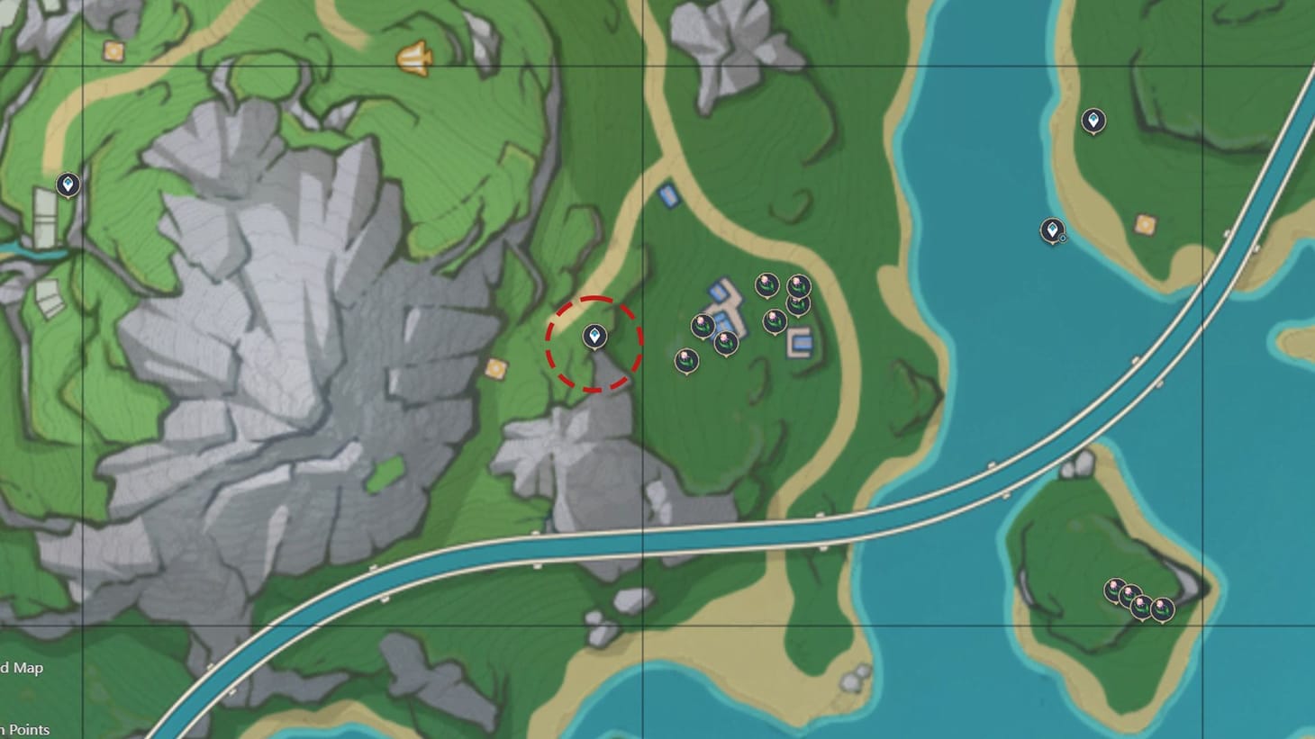 Genshin Impact Rainbow Rose locations and Farming routes