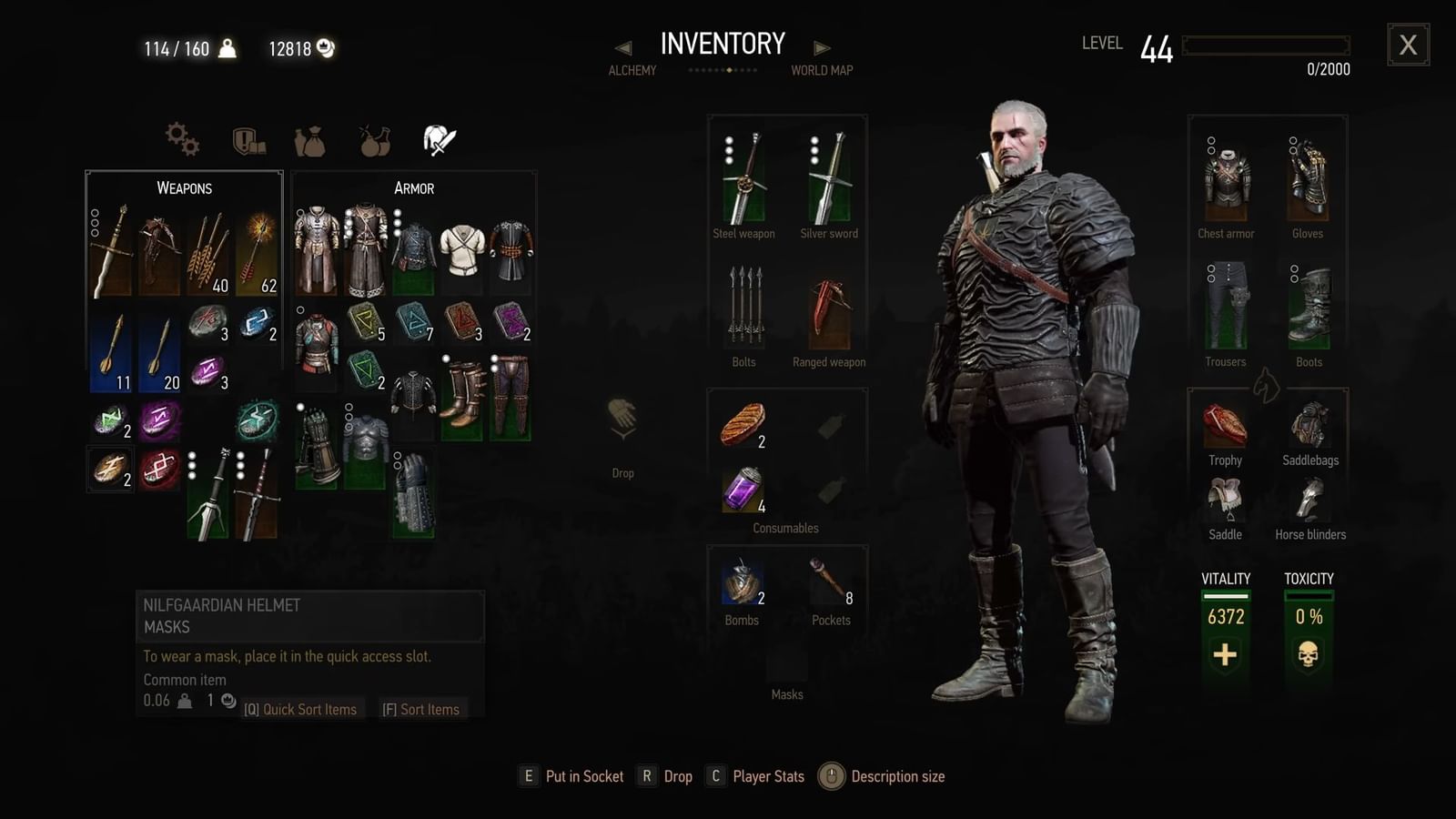 All Alternative Looks in The Witcher 3, ranked