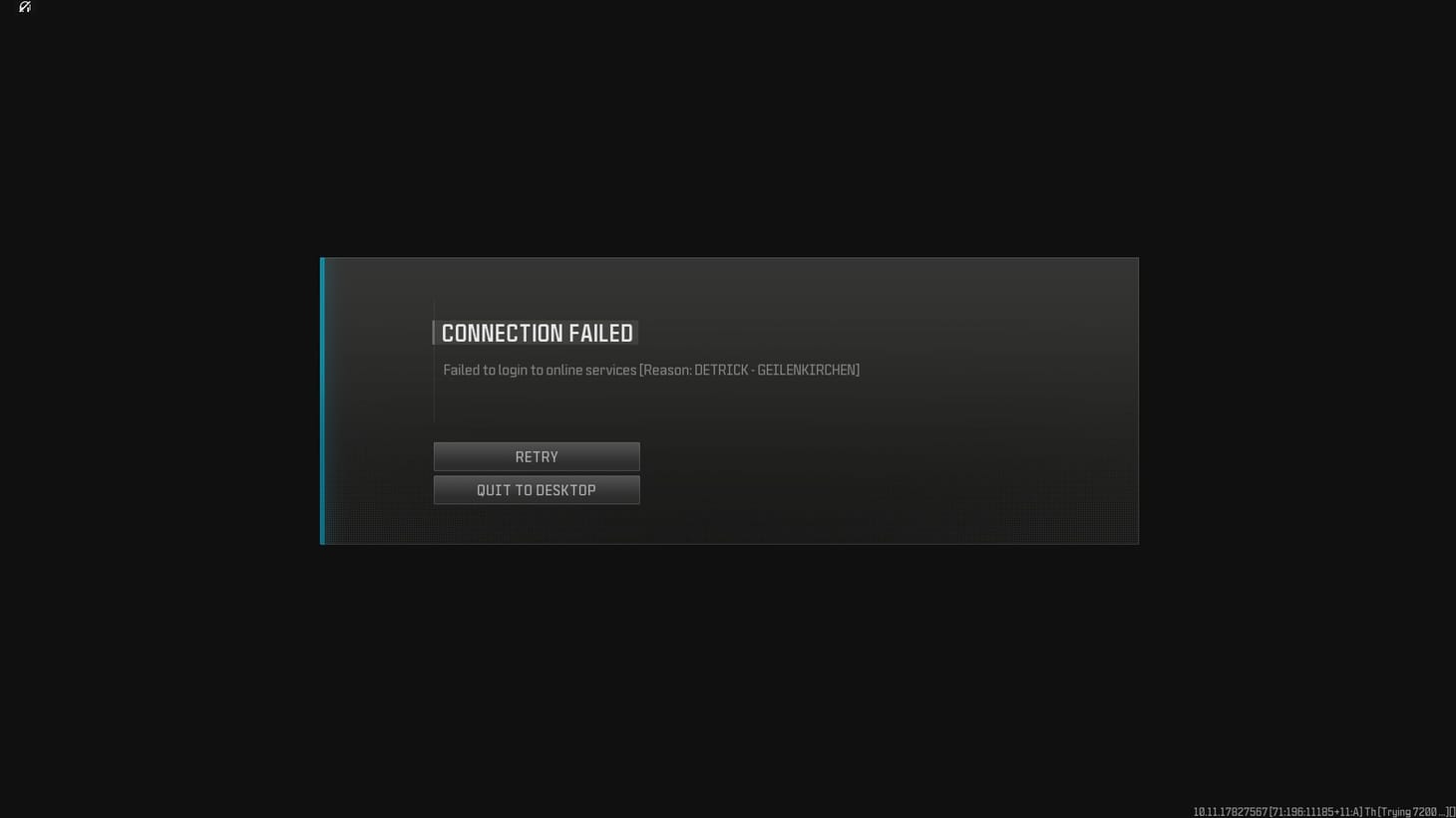 Modern Warfare 3 "DETRICK-GEILENKIRCHEN" error: Possible fixes, reasons, and more