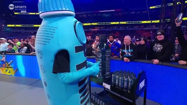 Identity of star dressed as PRIME bottle revealed during United States ...