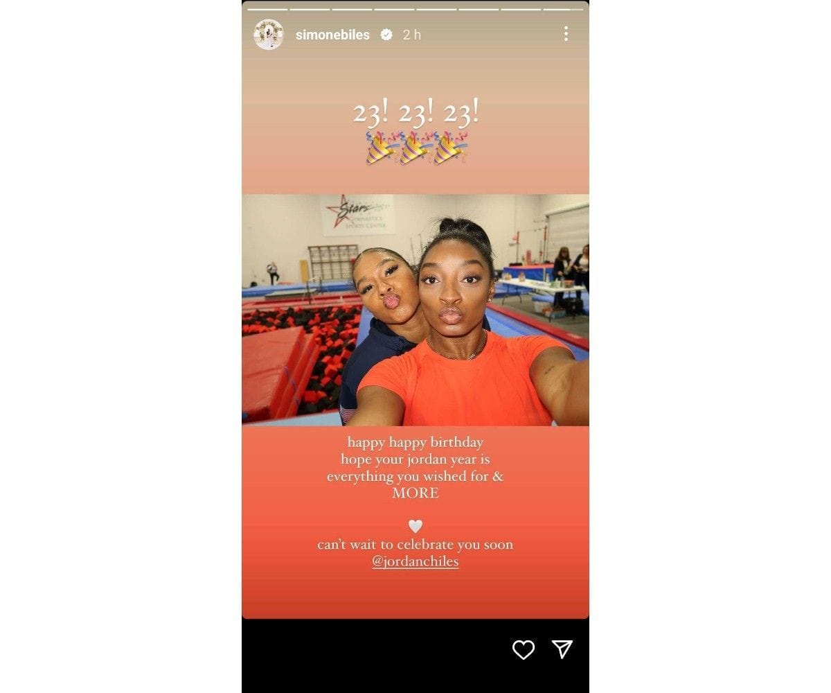 "Can't wait to celebrate you" - Simone Biles pens a heartwarming ...