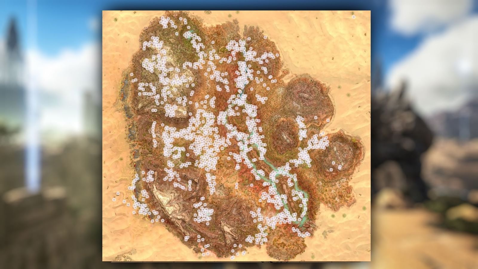 Ark Survival Ascended: Scorched Earth resource maps for all materials