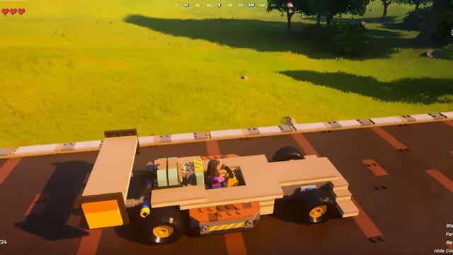 How to build Formula 1 Racing Car In LEGO Fortnite