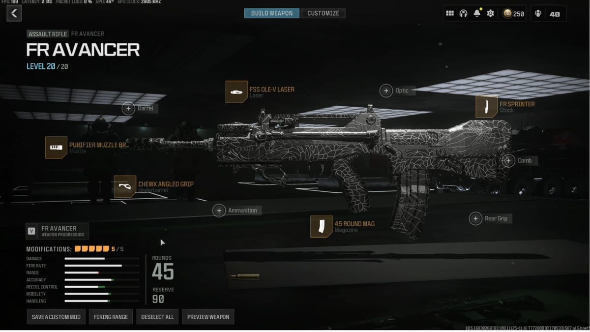 Best FR Avancer Loadout for Warzone Season 3