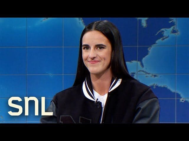 WATCH: Caitlin Clark brings Iowa trio Gabbie Marshall, Kate Martin and Jada Gyamfi for SNL ...