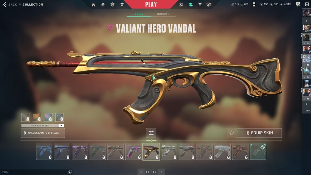 Top 5 Vandal skins in Valorant for 1775 VP or under