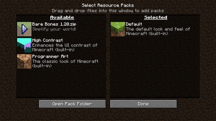 Minecraft Bare Bones resource pack: How to install, use, and more
