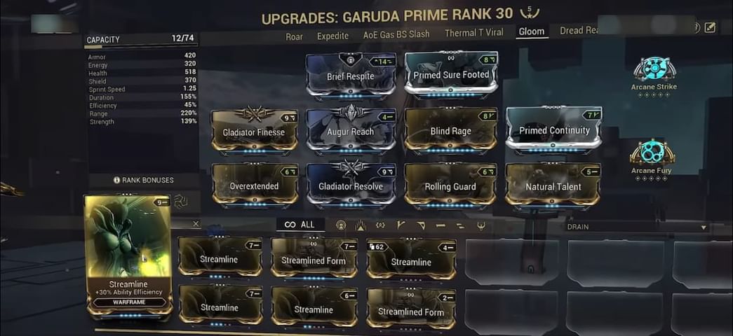 Warframe: Garuda Prime build guide