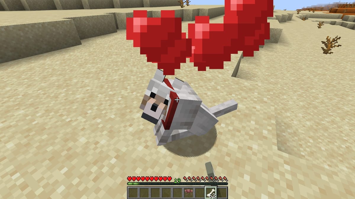 How to dye wolf collar in Minecraft