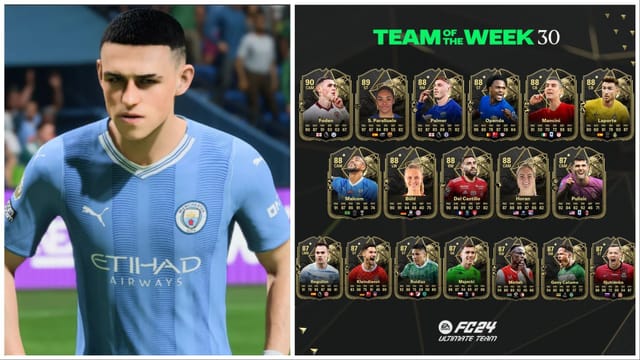 EA FC 24 TOTW 30 released: Foden and Palmer lead the lineup