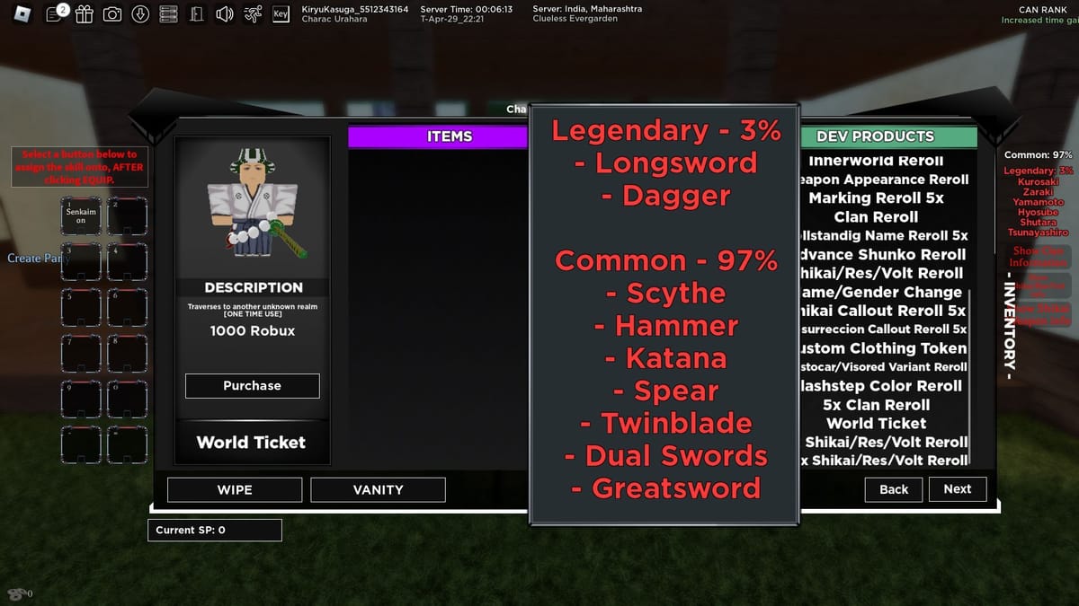 Type Soul: AFK World guide