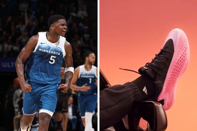 IN PHOTOS: First look as Anthony Edwards takes flight in new AE 1 low ...