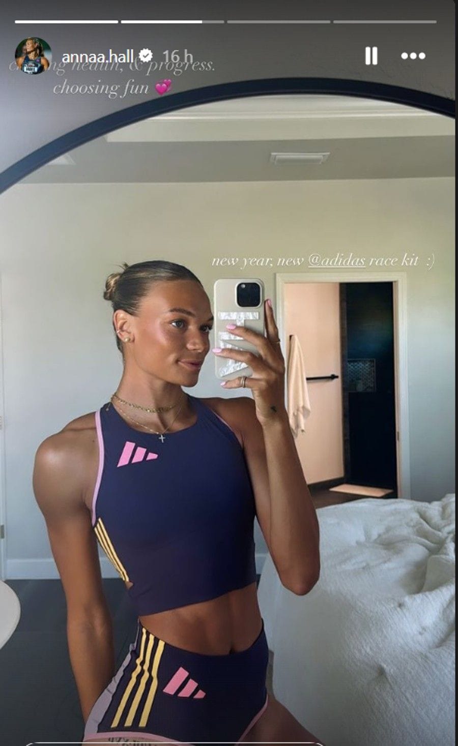 Anna Hall previews new Adidas racing kit ahead of Olympic season debut ...