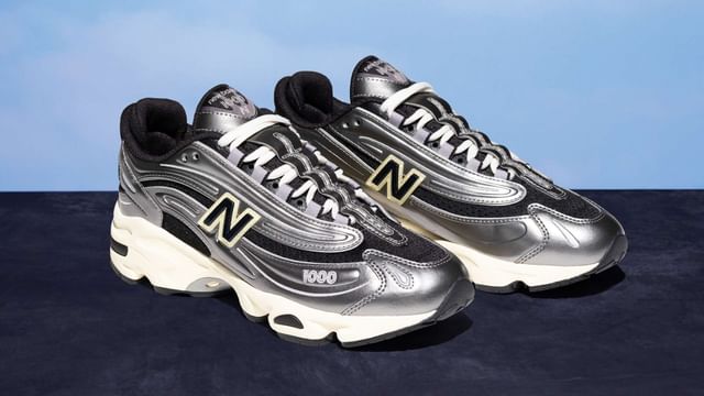 new balance 1000 metallic silver: New Balance 1000 Silver Metallic ...