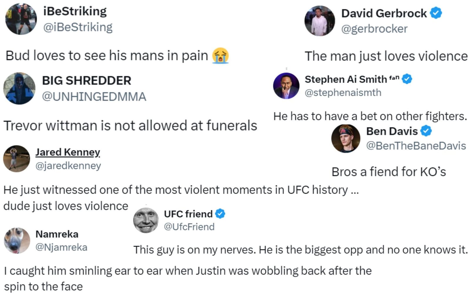 Trevor Wittman: "Bud loves to see his man in pain" - Fans reacts to ...