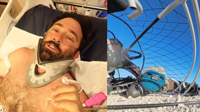 YouTuber Anthony Vella fractures neck and back in deadly paraglider ...