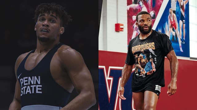 "Gonna be hard to end my career": Carter Starocci and Jordan Burroughs ...