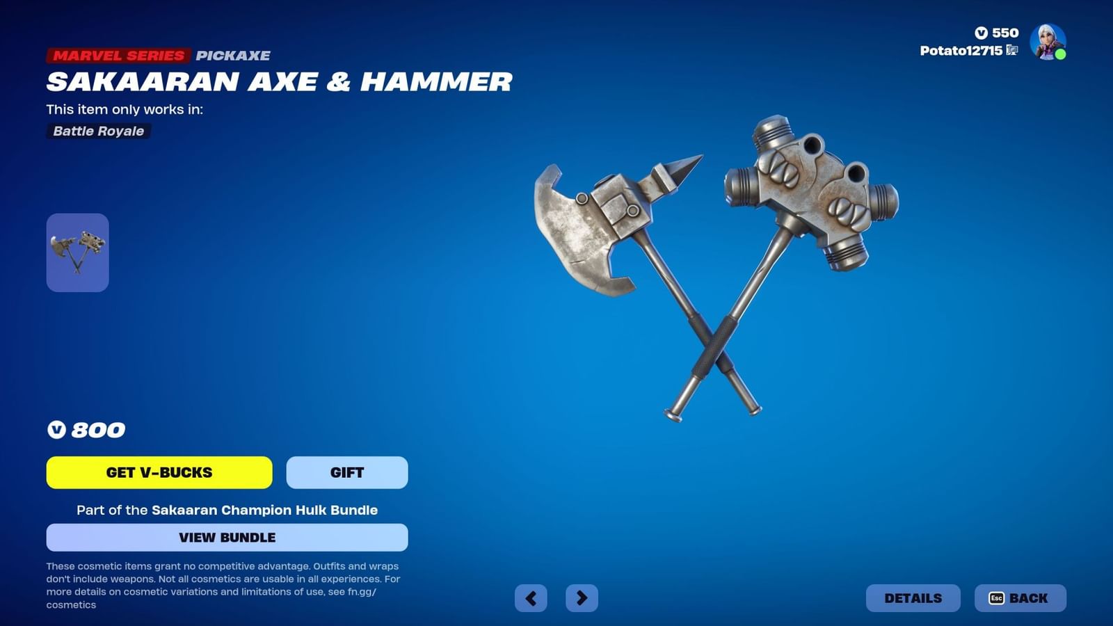 How to get Sakaaran Champion Hulk skin in Fortnite