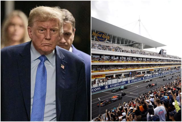 Donald Trump's electoral fundraiser at the 2024 F1 Miami GP banned by ...