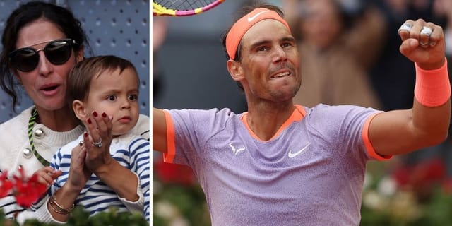 WATCH: Rafael Nadal's baby son adorably claps for him sitting in mother ...