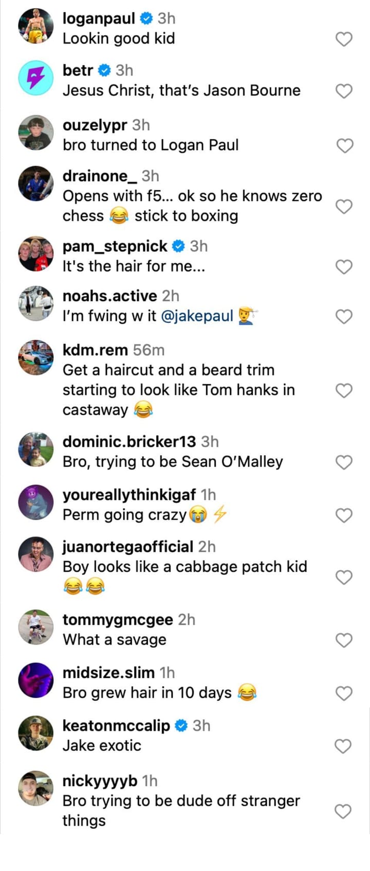 "Jack Harlow ahhh haircut" - Fans react to Jake Paul's latest "living ...