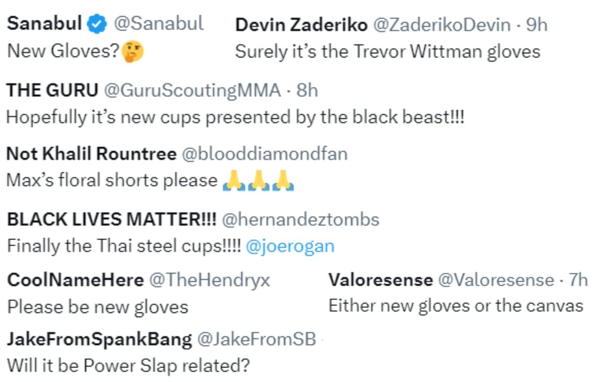 "Surely it’s the Trevor Wittman gloves" - Fans speculate as UFC 300 ...