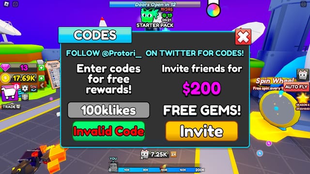 Ride a Cart Simulator codes