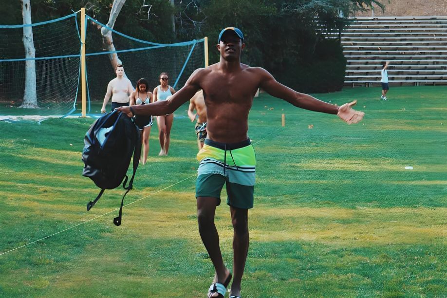 Which high school did Rai Benjamin go to?