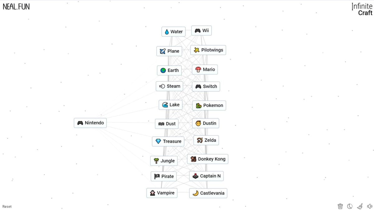 Infinite Craft: How to make Nintendo