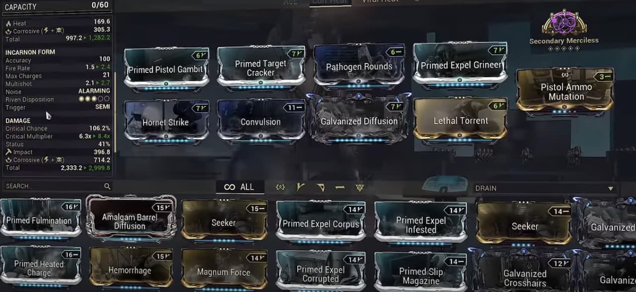 Warframe Incarnon Atomos build guide: Mods, Incarnon talents, and more