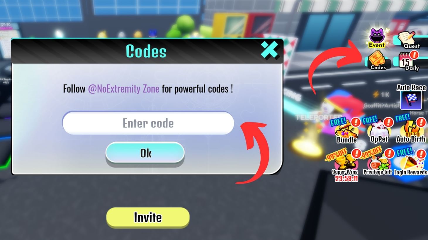 Horse Race Simulator Codes