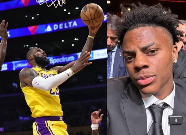 LA Lakers: WATCH: IShowSpeed seated courtside, hilariously sings “You ...