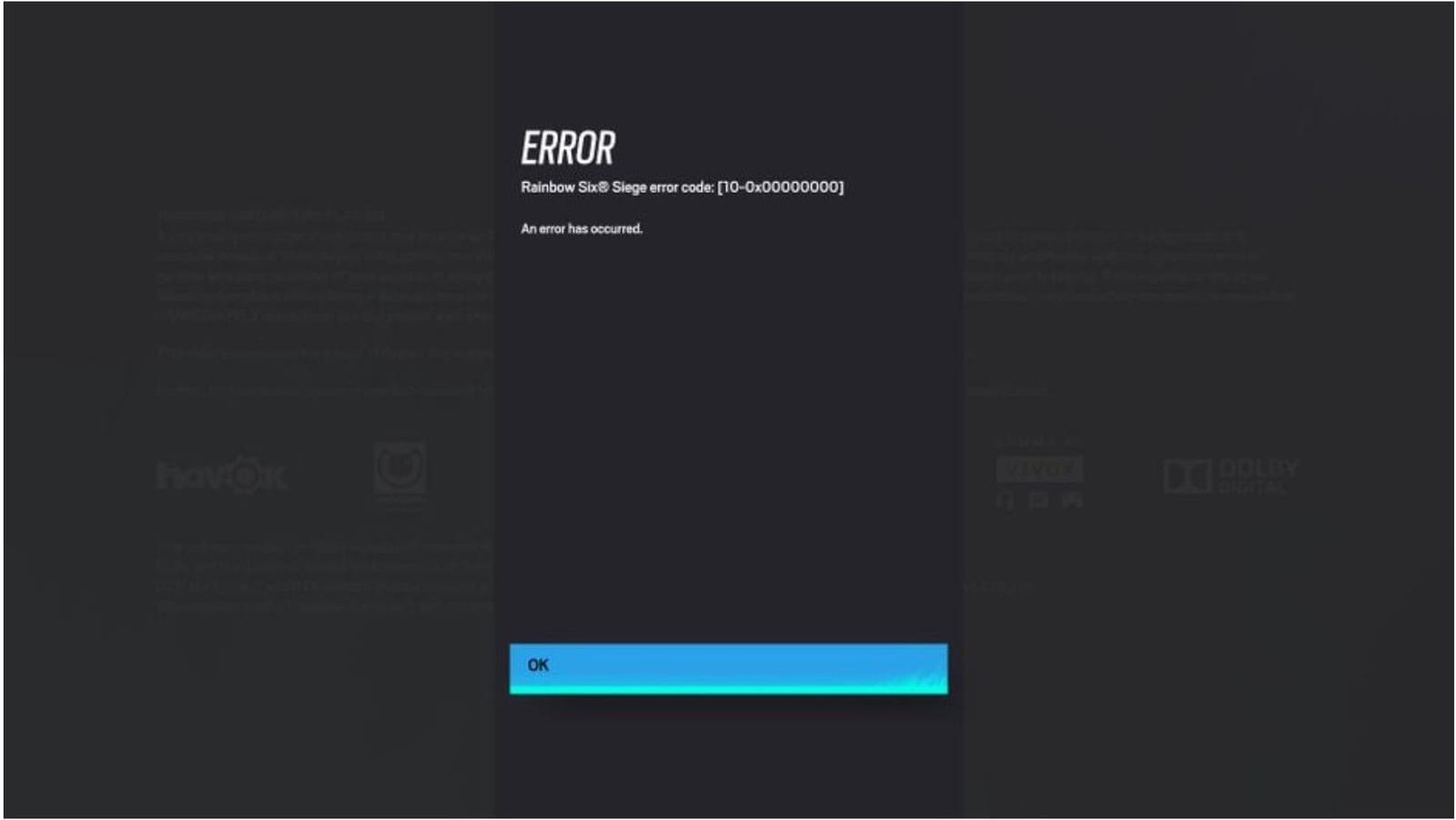 Rainbow Six Siege error code 10-0x00000000: Possible fixes, reasons ...