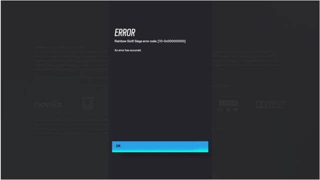 Rainbow Six Siege error code 10-0x00000000: Possible fixes, reasons ...