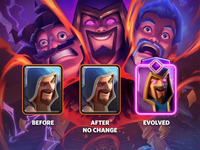 Clash Royale Wizard Evolution: Stats, evolution ability, and more