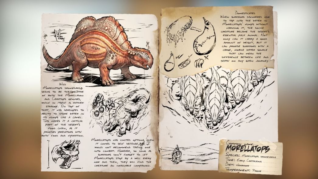 How to find and tame Morellatops in Ark Survival Ascended (Camel)