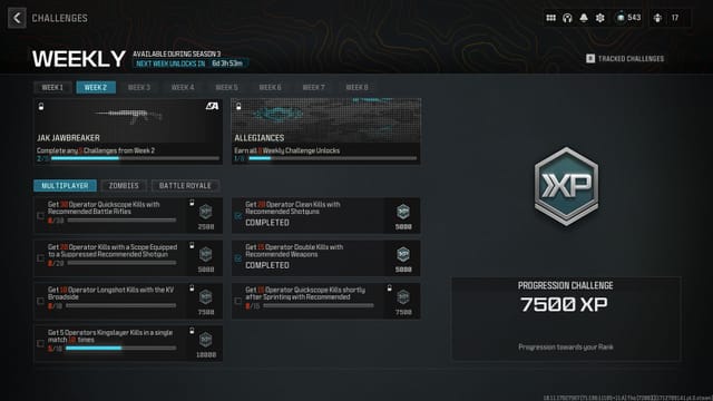 MW3 and Warzone Season 3 Week 2 challenges: How to complete, rewards ...
