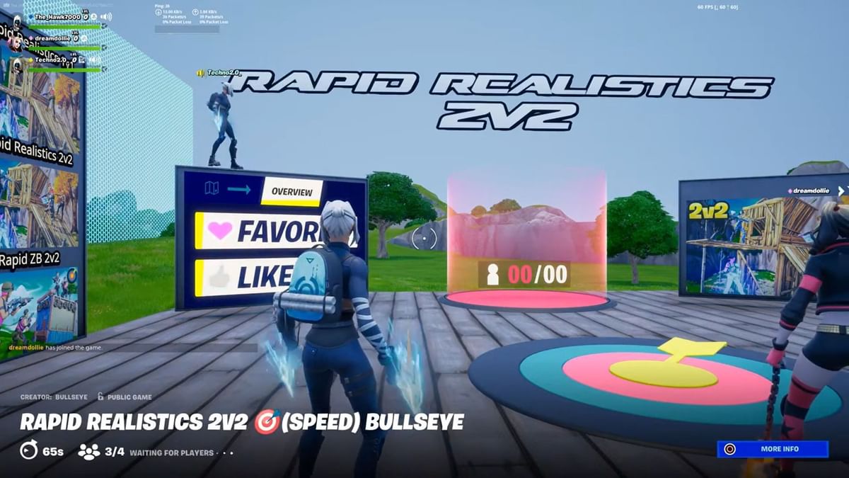 Fortnite Rapid Realistics 2v2: UEFN map code, how to play, and more