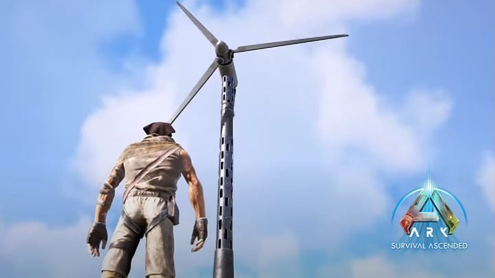 How to set up Wind Turbines in Ark Survival Ascended: Scorched Earth