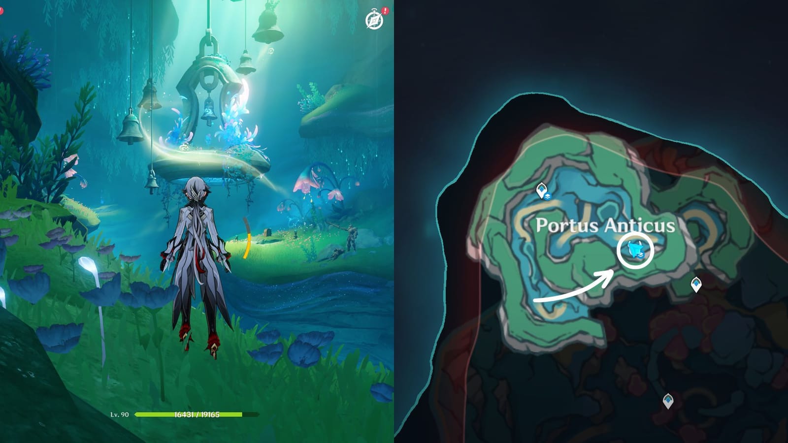 Genshin Impact Sea of Bygone Eras Viewpoint locations