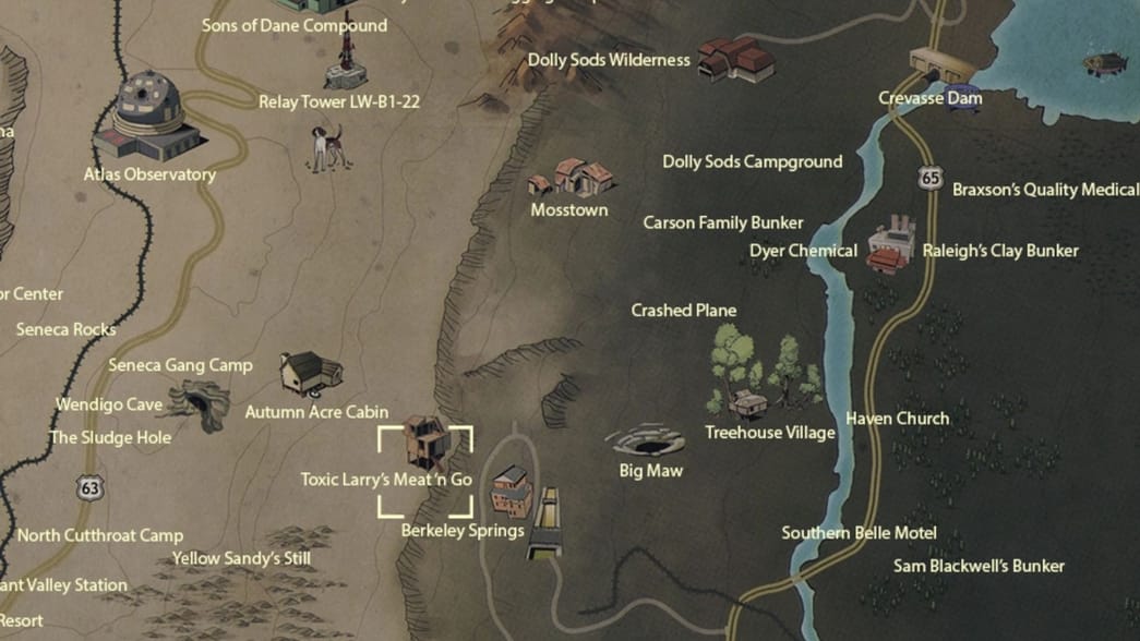 Best locations to find Sugar in Fallout 76