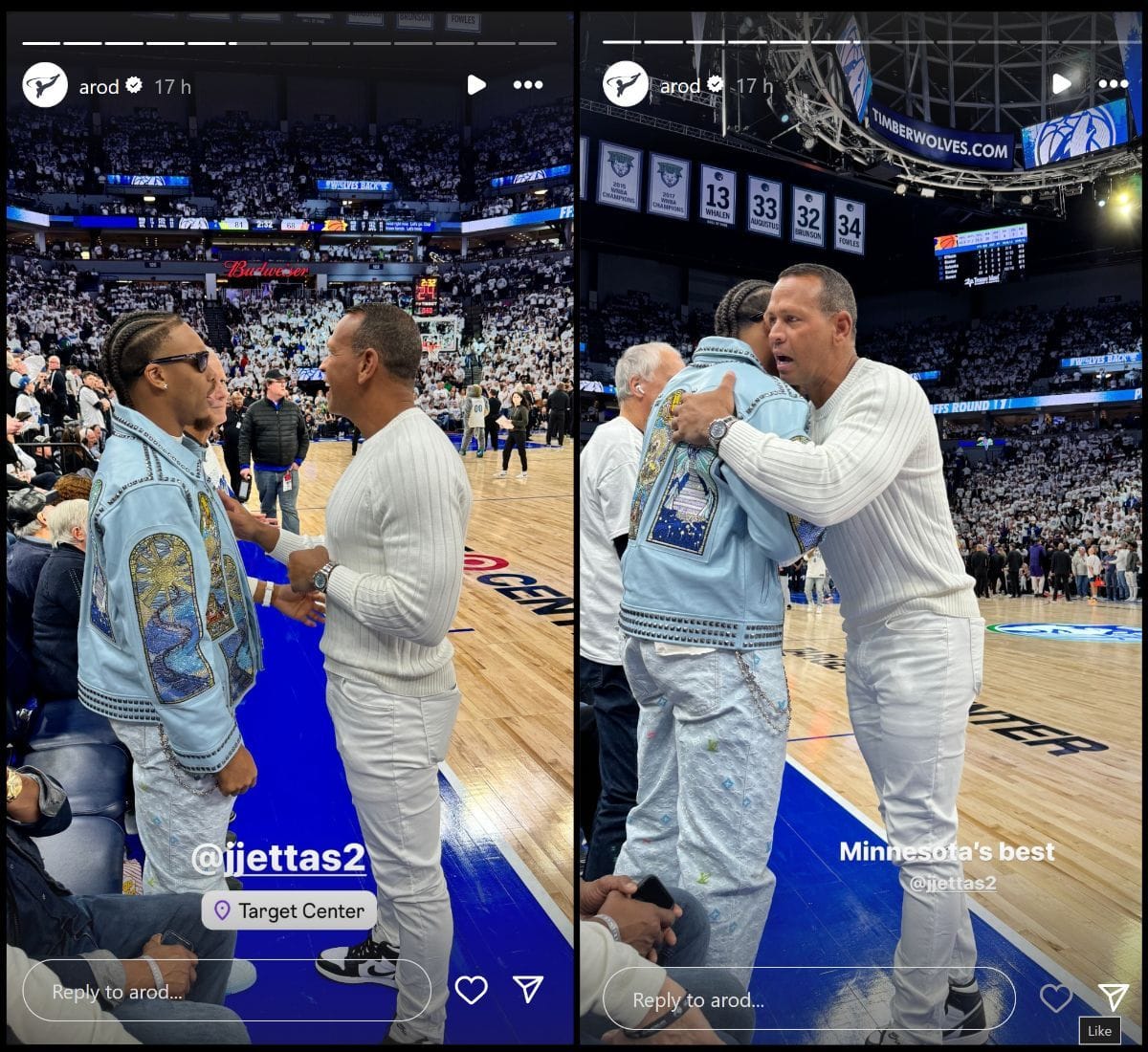 PHOTO: Former Yankee Alex Rodriguez spotted courtside with NFL's Justin ...