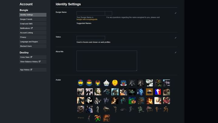 How to change Bungie display name in Destiny 2