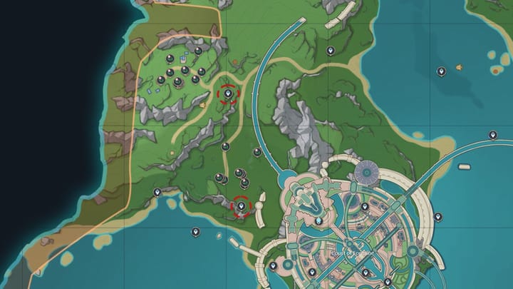 Genshin Impact Rainbow Rose locations and Farming routes