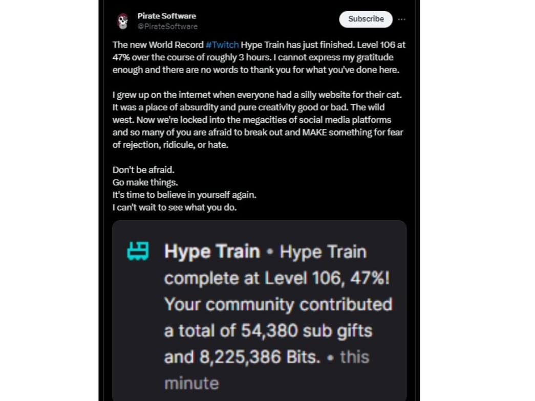 How did Pirate Software become so popular? Twitch streamer and YouTuber ...