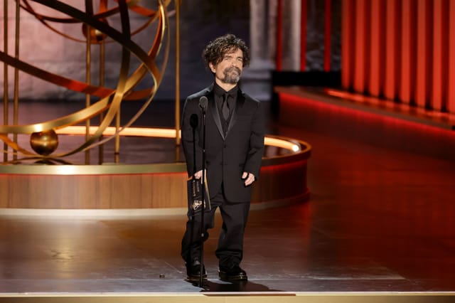 Peter Dinklage takes the role of Dillamond the Goat in Ariana Grande's ...