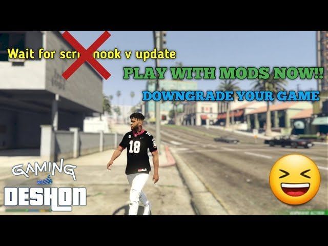 How to downgrade GTA 5: Script Hook V issue fix